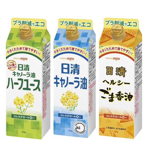 LOHACO - 【新商品】紙パック容器450g 日清オイリオ｜レビューキャンペーン